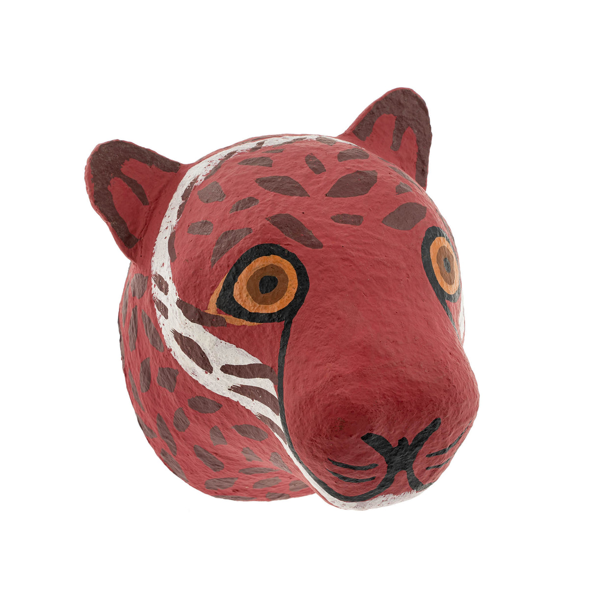 Cotton Mache Wall Trophy, Pink Leopard – Indaba Home