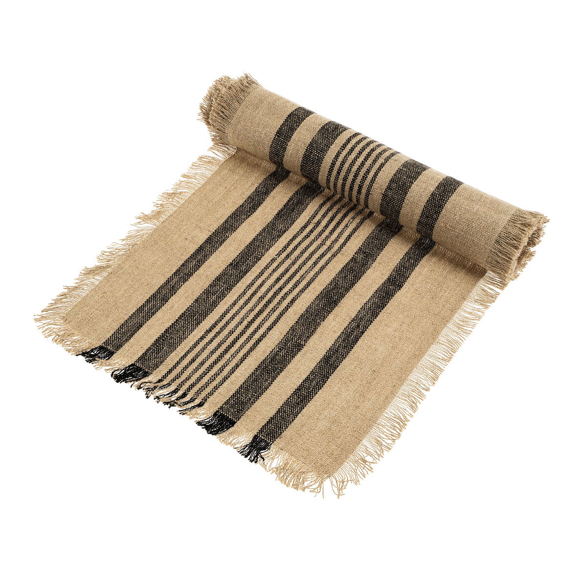 French Stripe Linen Runner – Indaba Home
