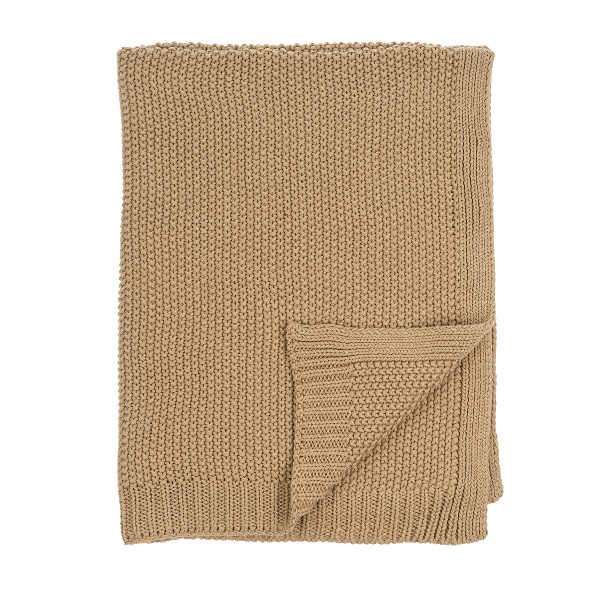 Nell Knit Baby Blanket, Beige – Indaba Home